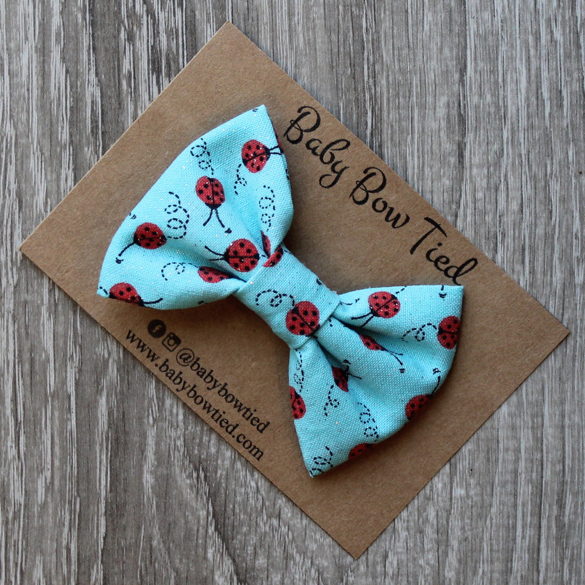 Ladybug Bow Tie – Baby Bow Tied