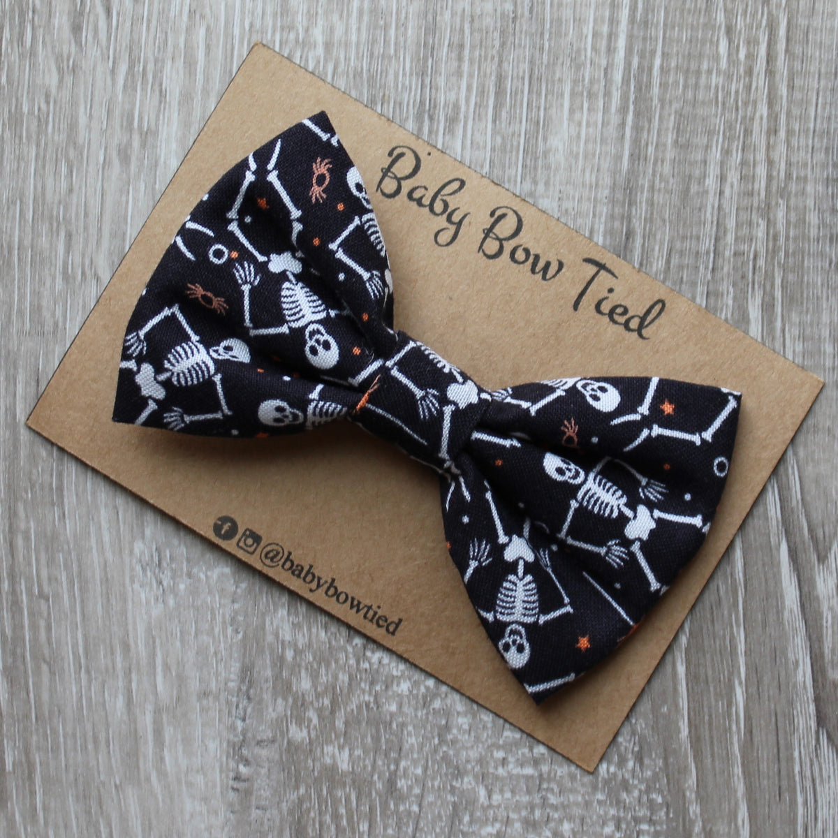 Skeleton Bow Tie – Baby Bow Tied